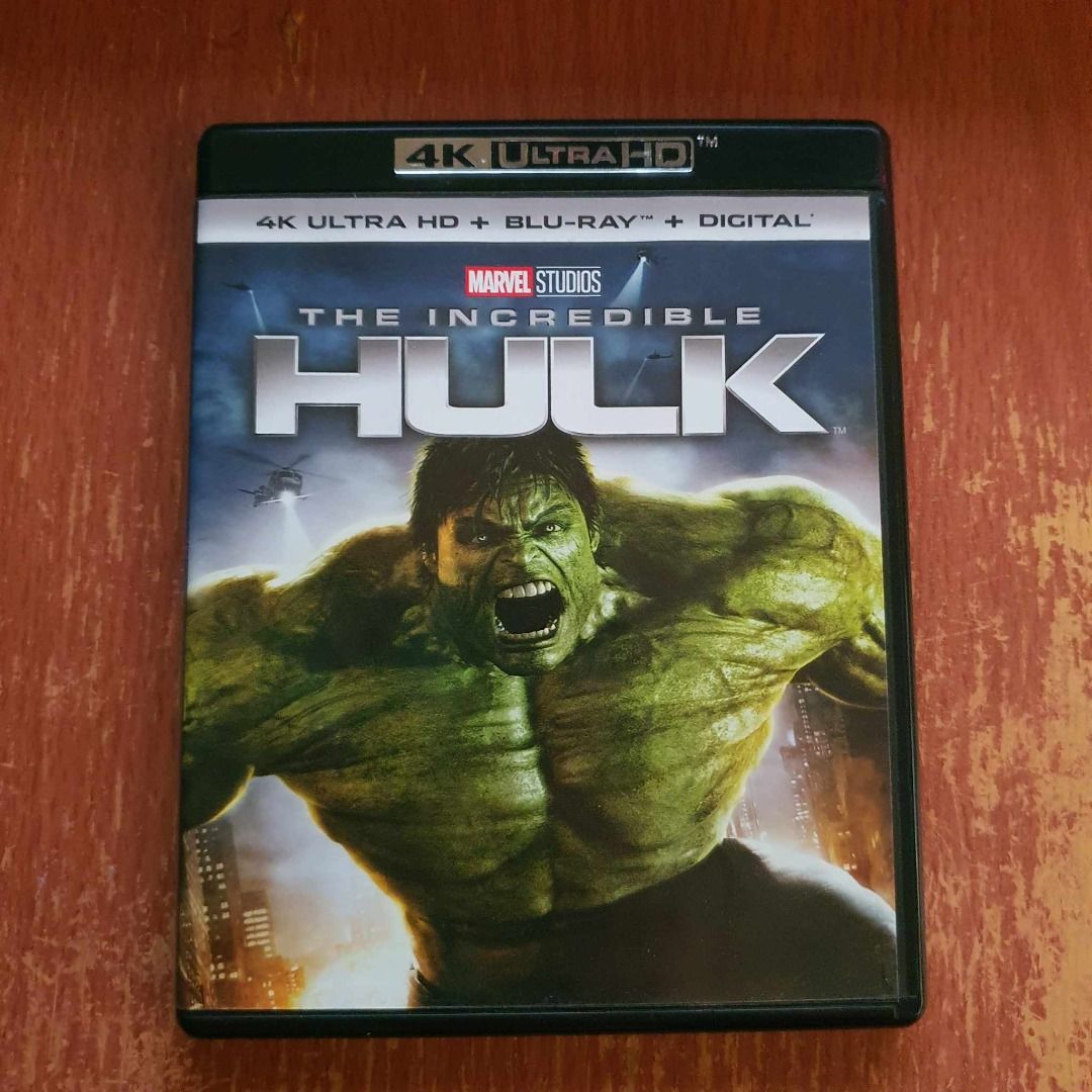 The Incredible Hulk [4K Ultra HD + Bluray][LIKE NEW], Hobbies & Toys ...