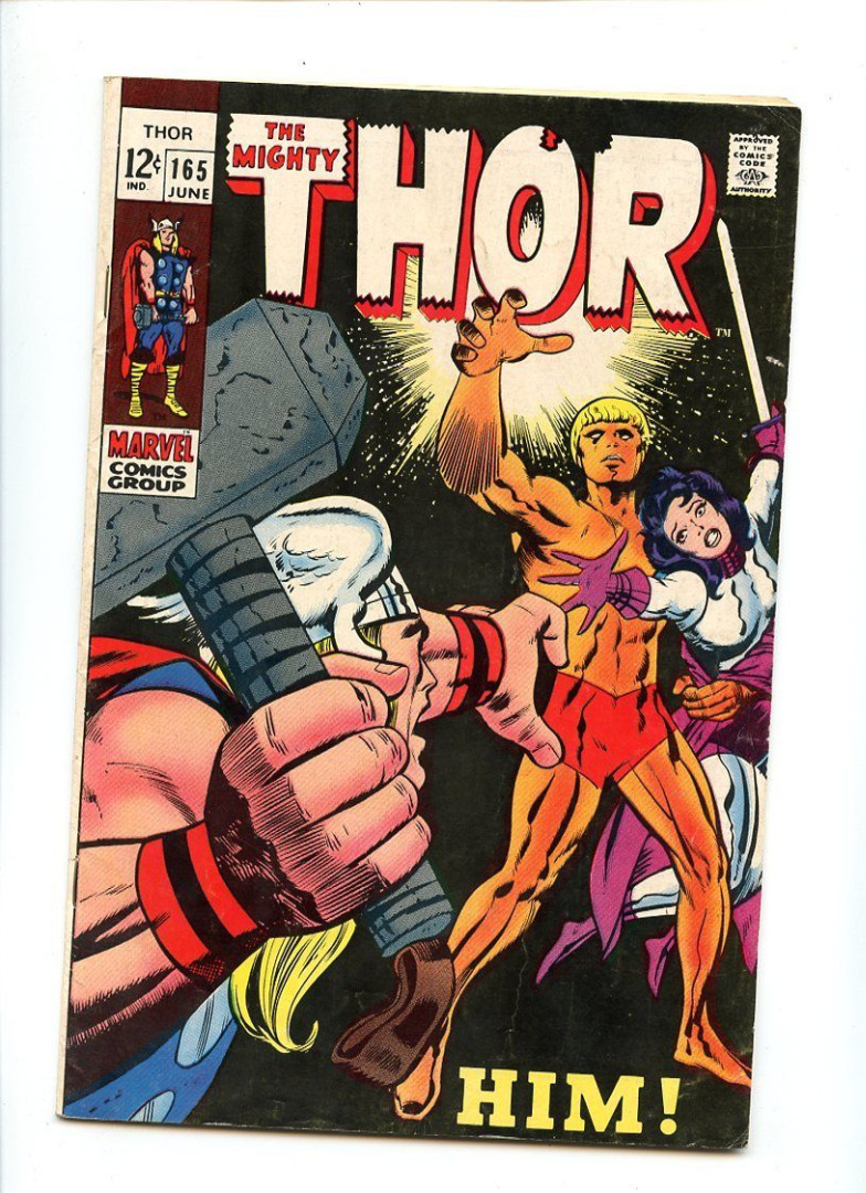 Thor 165 - First appearance of Adam Warlock, Hobbies & Toys, Books ...