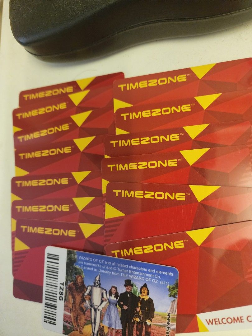 TIMEZONE CARDS with $$$, Tickets & Vouchers, Store Credits on Carousell