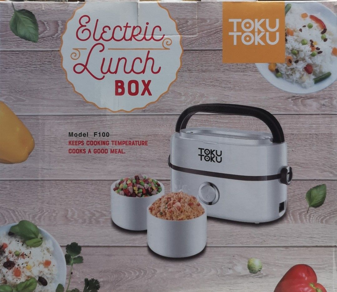 Toku Toku Electric Lunch Box, 家庭電器, 廚房電器, 鍋具 - Carousell