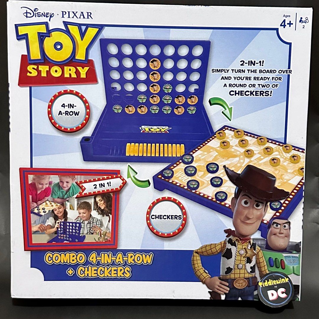Toy Story Checkers & 4-in-a-row board game, Hobbies & Toys, Toys ...