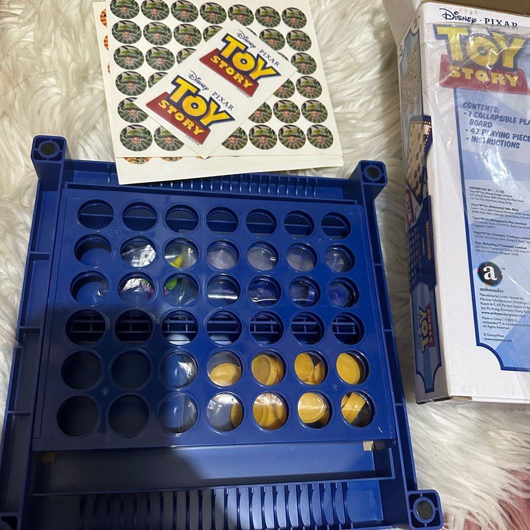 Toy Story Checkers & 4-in-a-row board game, Hobbies & Toys, Toys ...