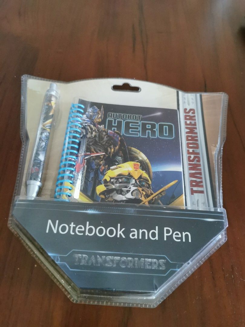 Transformer notebook and pen, Hobbies & Toys, Stationery & Craft, Other ...