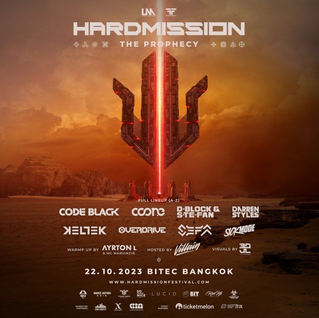 TRANSMISSION & HARDMISSION BANGKOK RAVE PARTY, Tickets & Vouchers ...