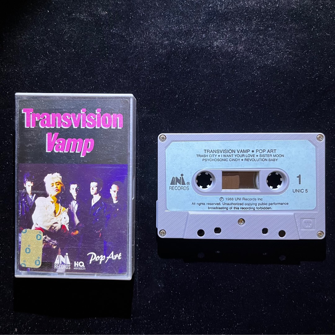 Transvision Vamp - Pop Art (1988) Cassette, Hobbies & Toys, Music ...
