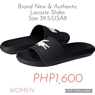 Original Lacoste Slides, Women's Fashion, Footwear, Slippers and slides ...