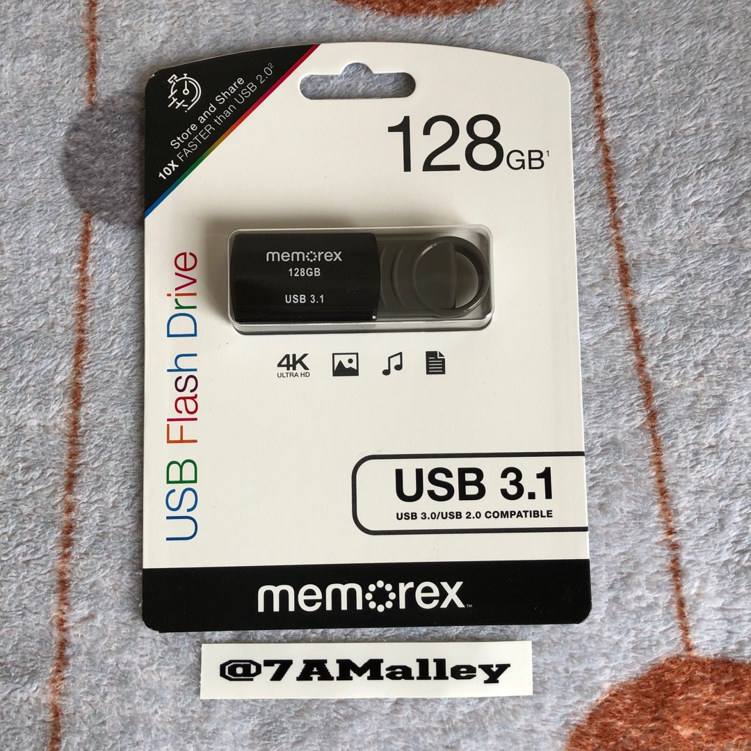 USB 3.1 Memorex 128GB ULTRA FAST, Computers & Tech, Parts & Accessories ...