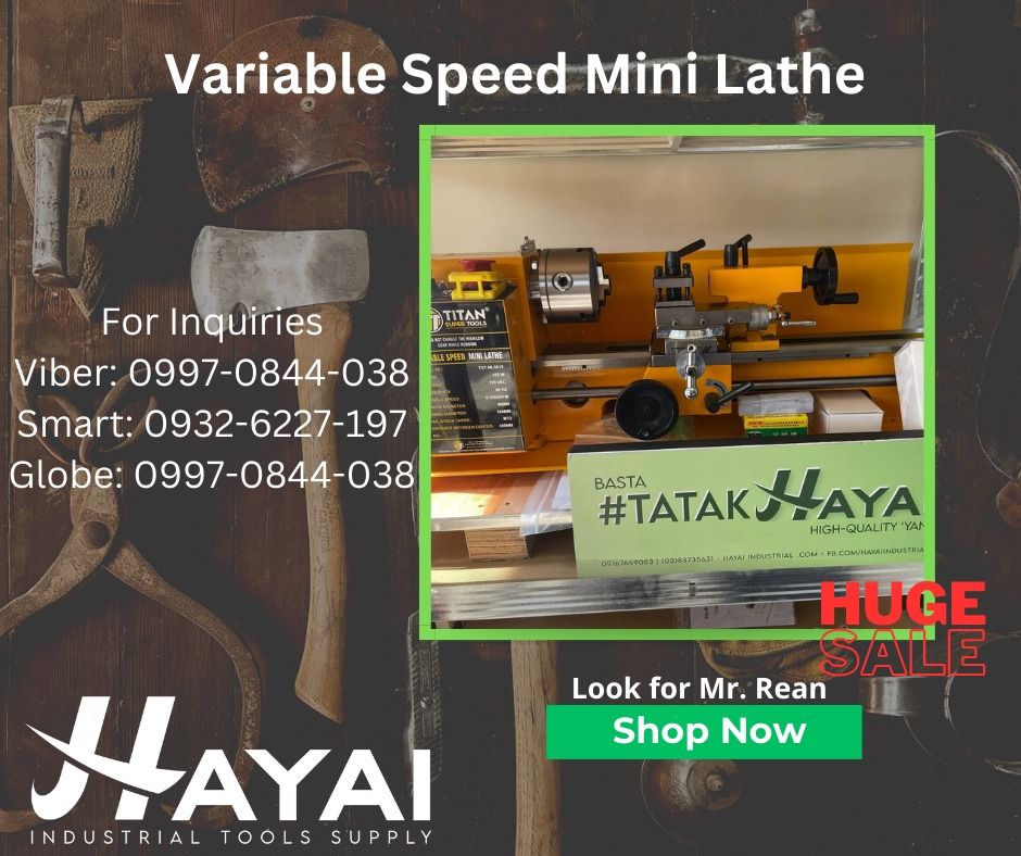 Variable Speed Mini Lathe Commercial And Industrial Industrial Equipment On Carousell