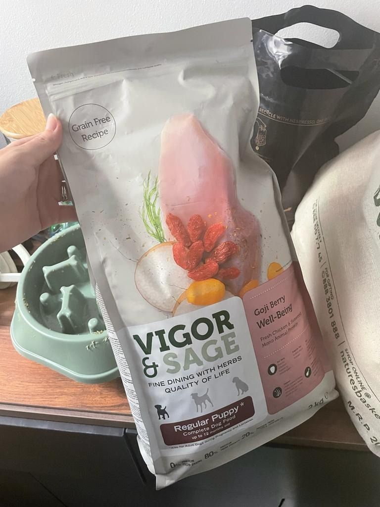 Vigor & Sage Puppy Goji Berry Well-Being - Chicken Grain Free 2KG, Pet ...