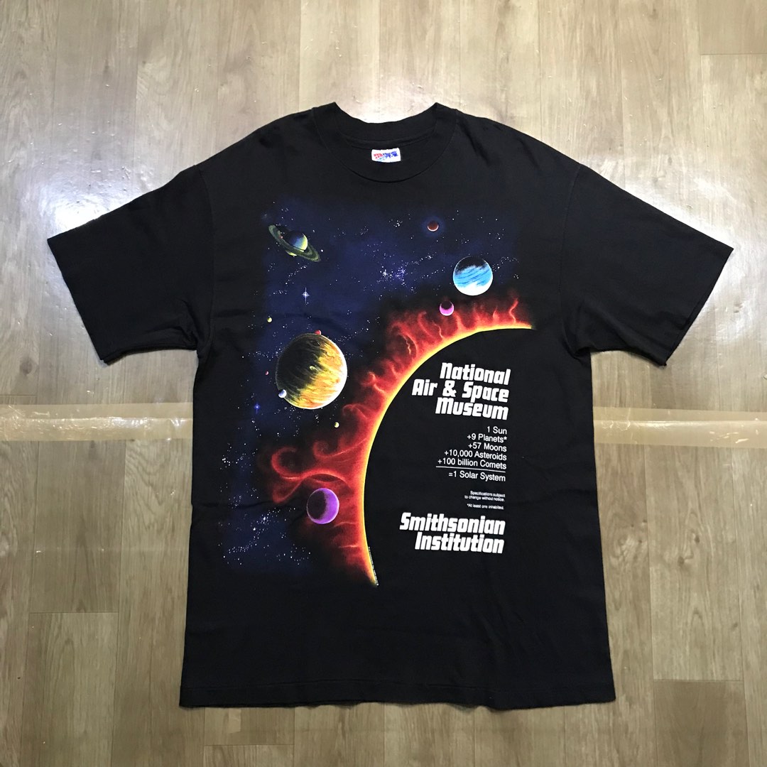Vintage Solar System tee 90s, Men's Fashion, Tops & Sets, Tshirts ...