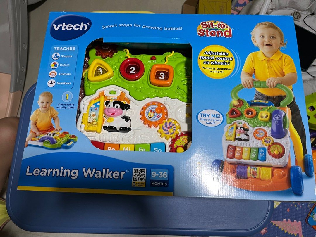 Vtech Learning Walker, Babies & Kids, Infant Playtime on Carousell