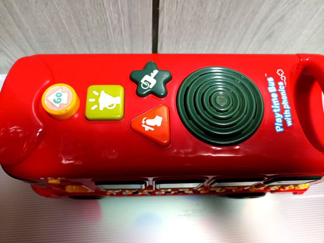 VTECH Playtime Bus with Phonics, Hobbies & Toys, Toys & Games on Carousell