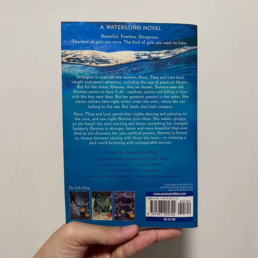 Wake (Watersong #1) by Amanda Hocking, Hobbies & Toys, Books ...