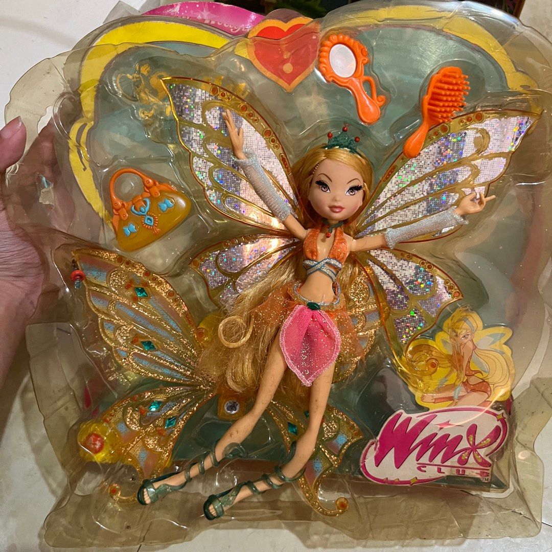 Winx Club Glam Magic Enchantix Stella Doll, Hobbies & Toys, Toys ...