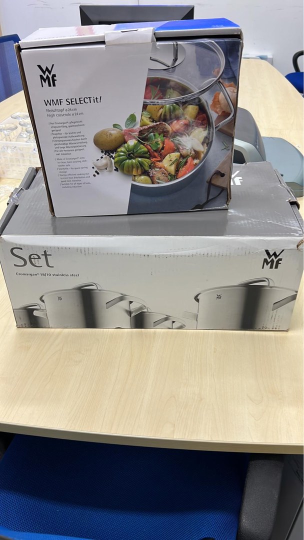 WMF cooking pots x3, Furniture & Home Living, Kitchenware & Tableware ...