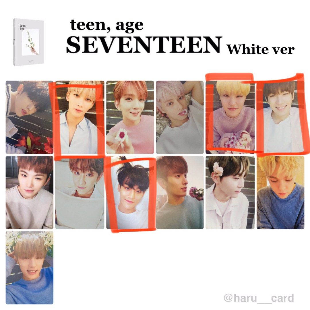 wts lfb seventeen svt teen age white ver scoups pc, Hobbies & Toys ...