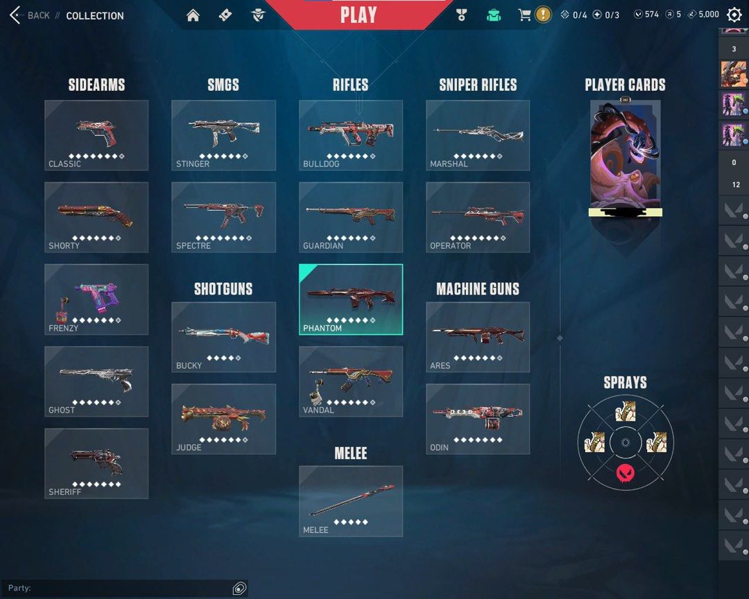 wts/wtt valorant account 37 skin ruin dagger, Video Gaming, Gaming ...