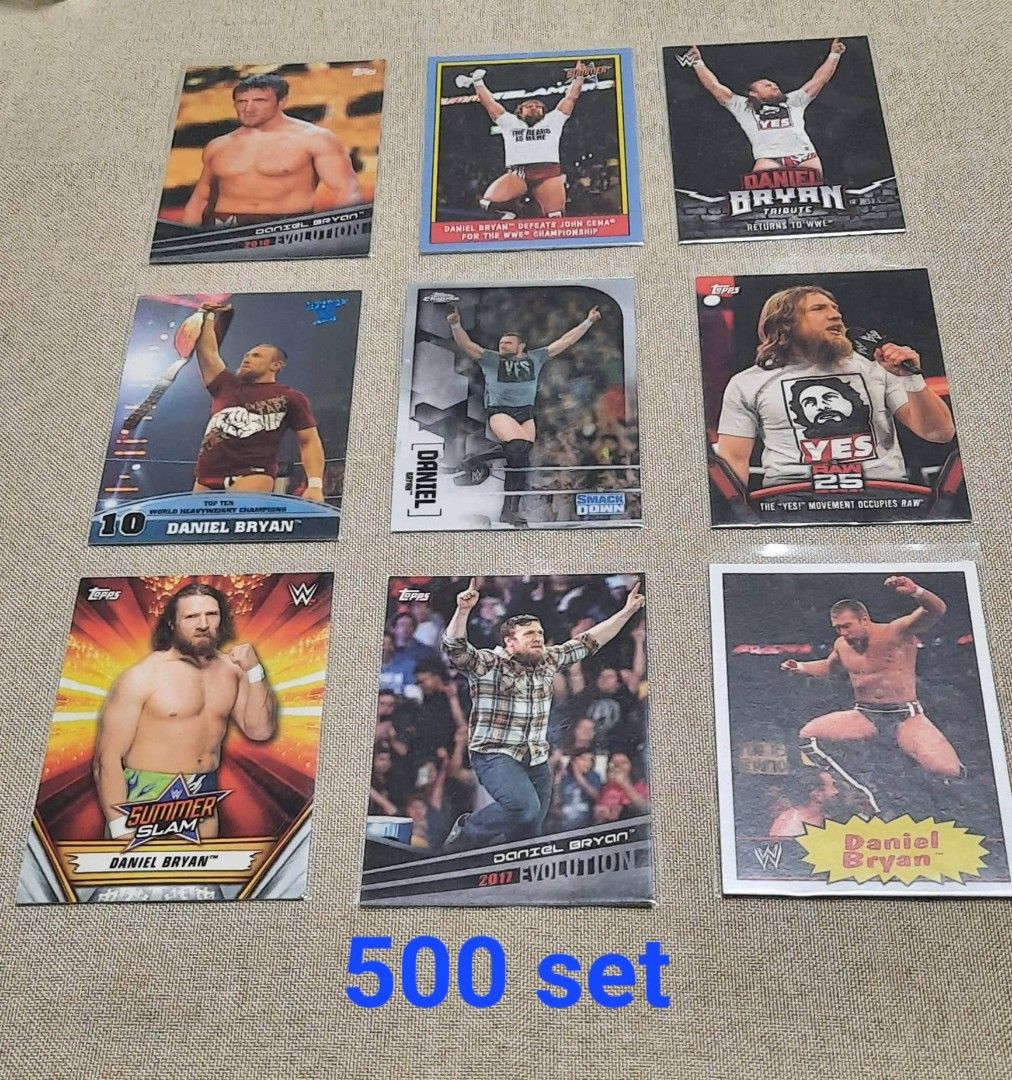 WWE wrestling Cards on Carousell