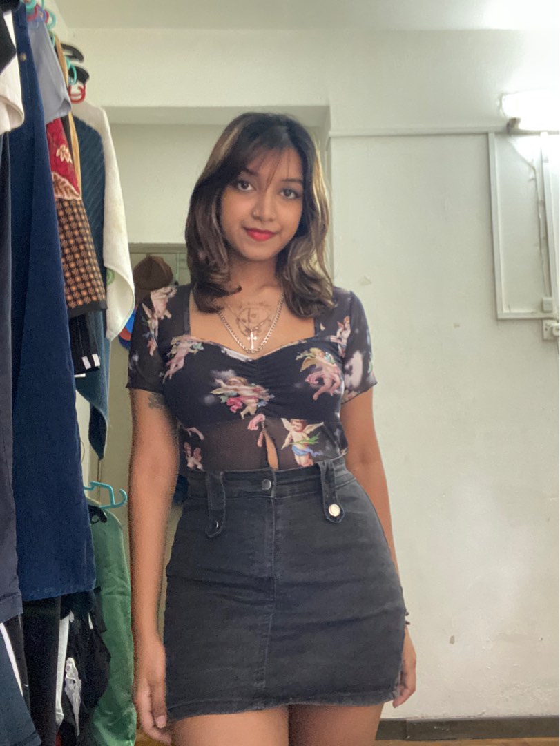 Y2K CUPID TOP, Women's Fashion, Tops, Blouses on Carousell