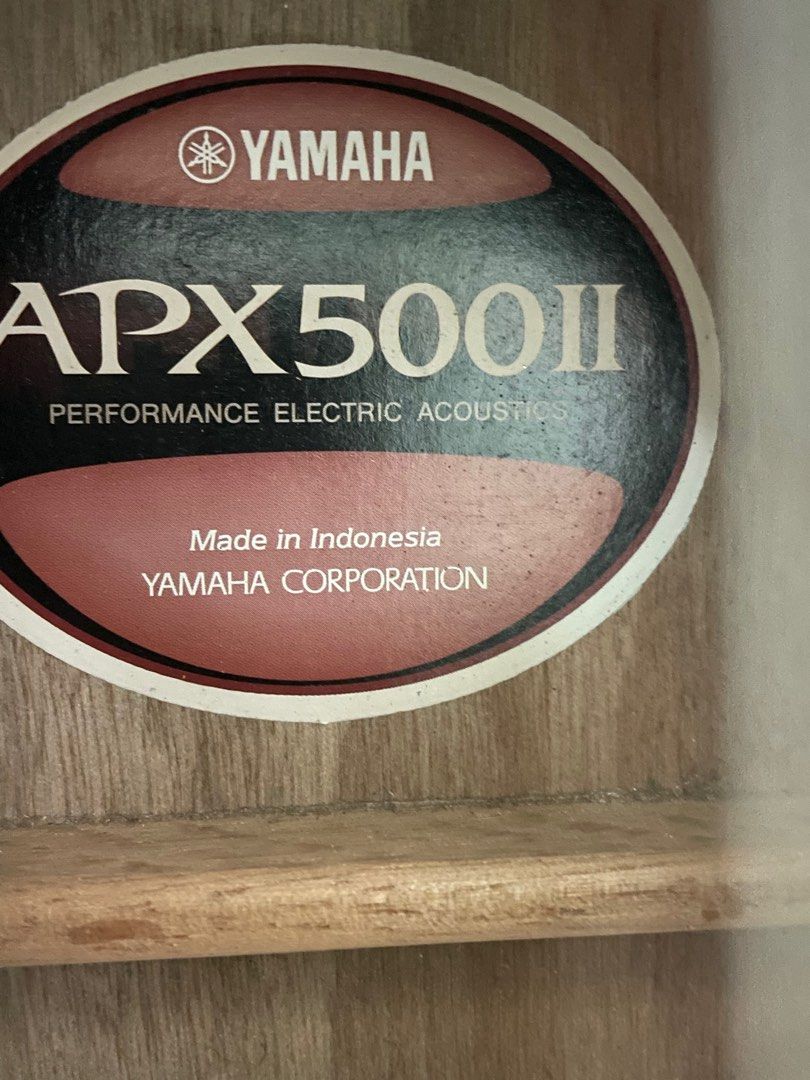 Yamaha APX 500 II electric acoustic guitar, Hobbies & Toys, Music ...