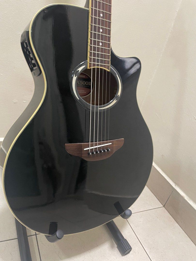 Yamaha APX 500 II electric acoustic guitar, Hobbies & Toys, Music ...
