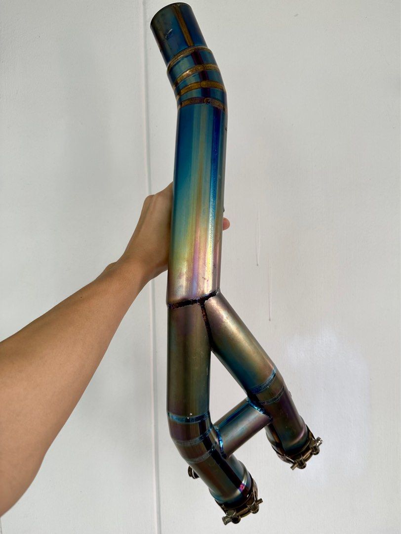 Yamaha R1 Titanium Link Pipe, Motorcycles, Motorcycle Accessories on ...