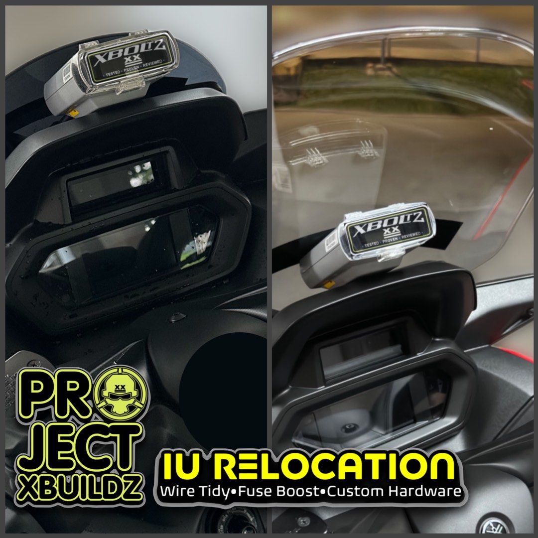 Yamaha Xmax 300 iU Relocation, Motorcycles, Motorcycle Accessories on ...