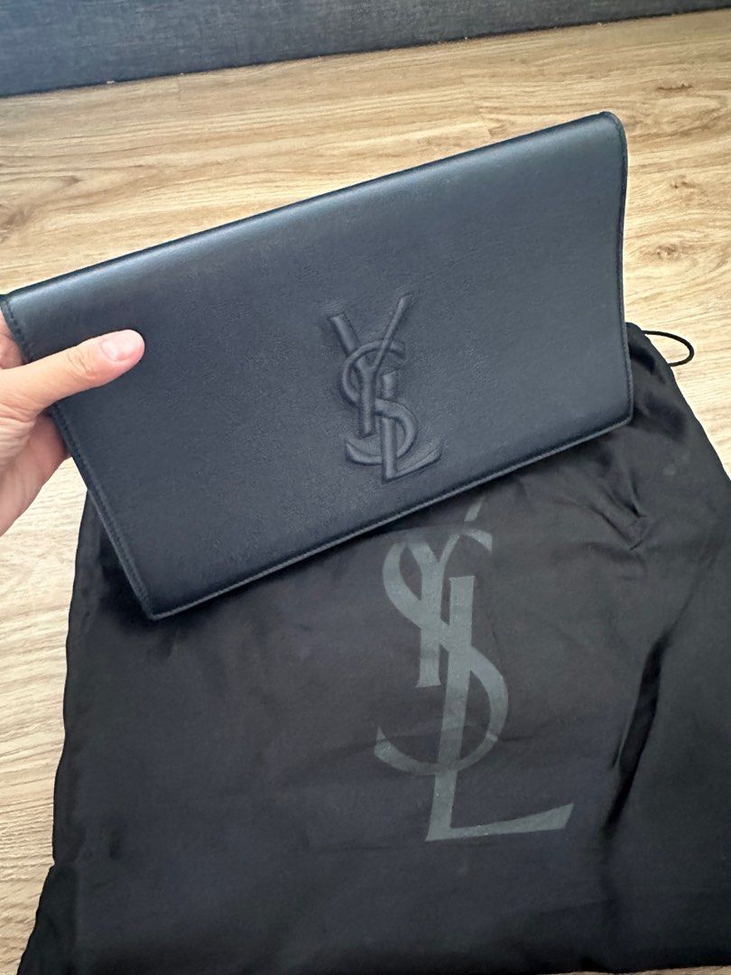 YSL clutch, Luxury, Bags & Wallets on Carousell