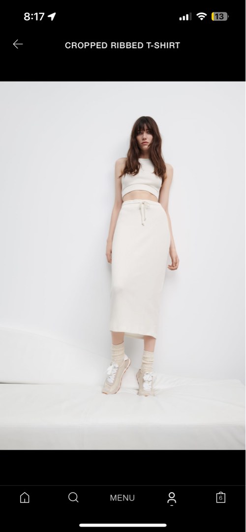 Zara Ribbed Set, Women's Fashion, Dresses & Sets, Sets or Coordinates ...