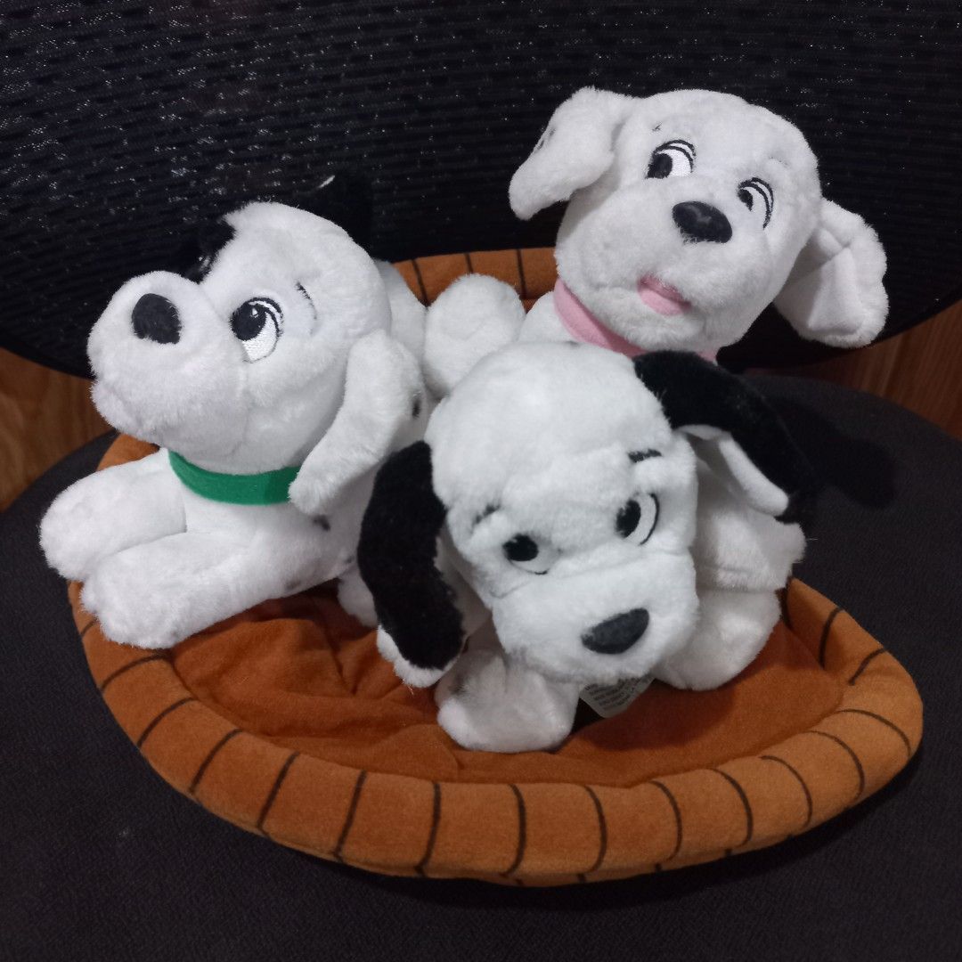 101 Dalmatians Disneyland Plush Trio, Hobbies & Toys, Toys & Games on ...