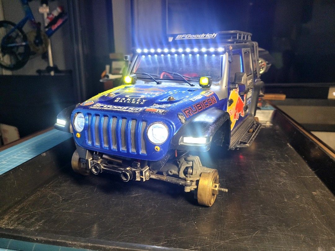 1/10 YiKong Red Bull 4x4 crawler, Hobbies & Toys, Toys & Games on Carousell