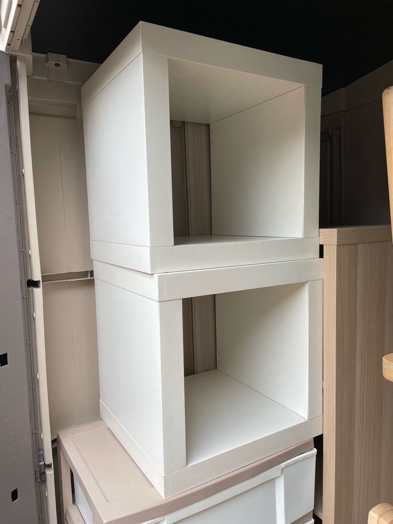 2x ikea kallax squares, Furniture & Home Living, Furniture, Shelves ...