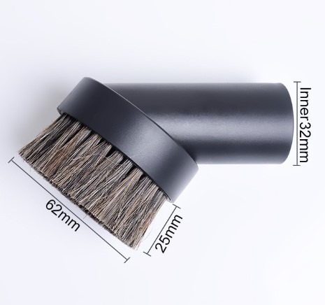 32mm Nozzle Horsehair Brush Head for Vacuum Cleaners, Furniture & Home ...