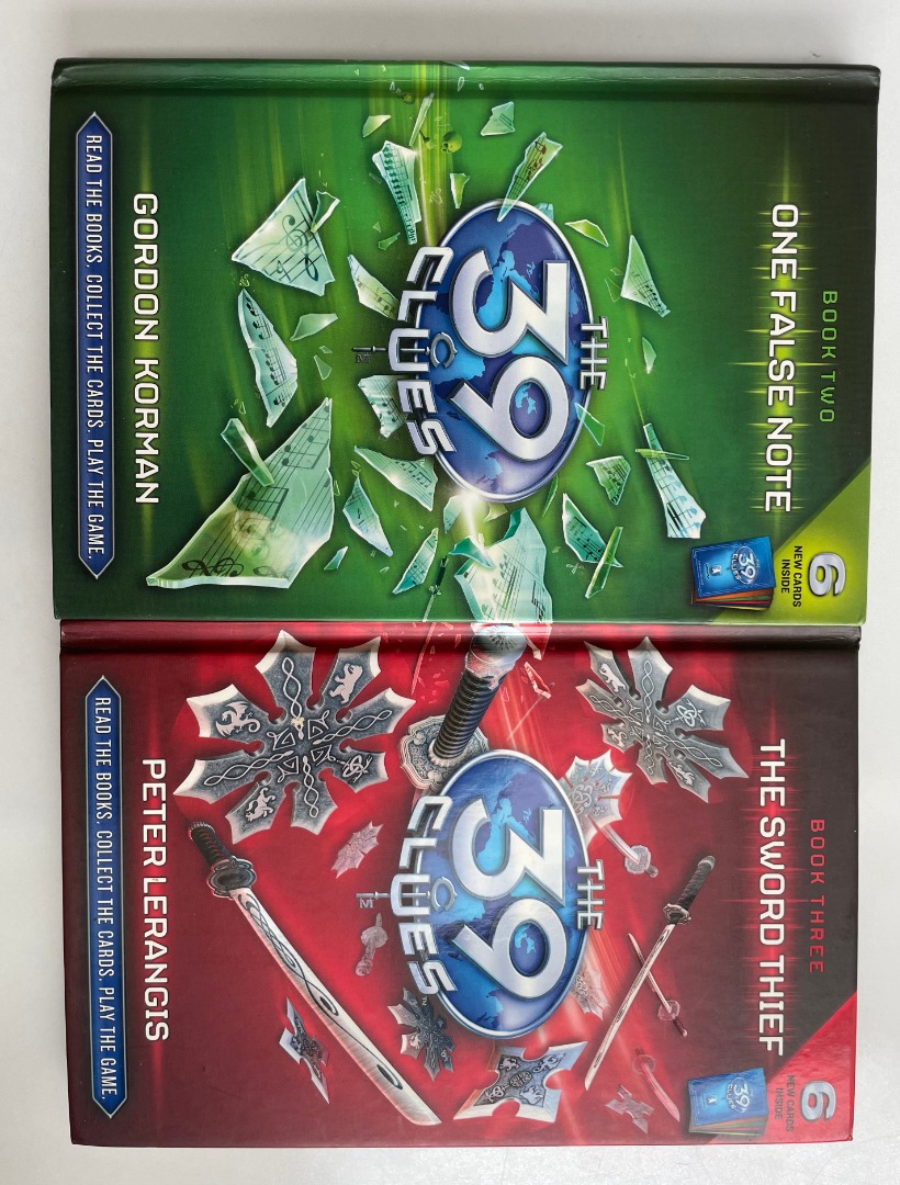 39 Clues - One False Note (Book 2) and The Sword Thief (Book 3 ...