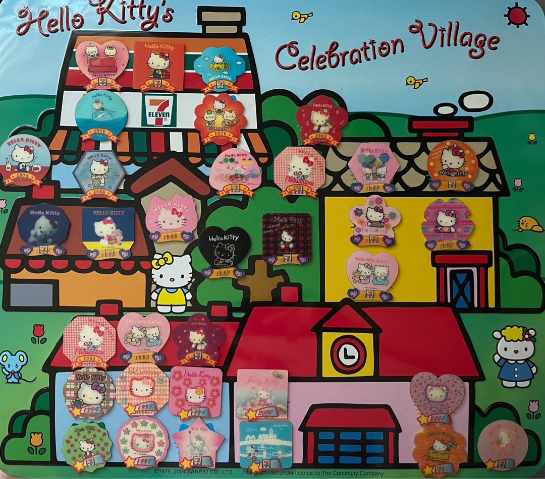 7-Eleven Hello Kitty’s Celebration Village Magnets [COMPLETE SET ...