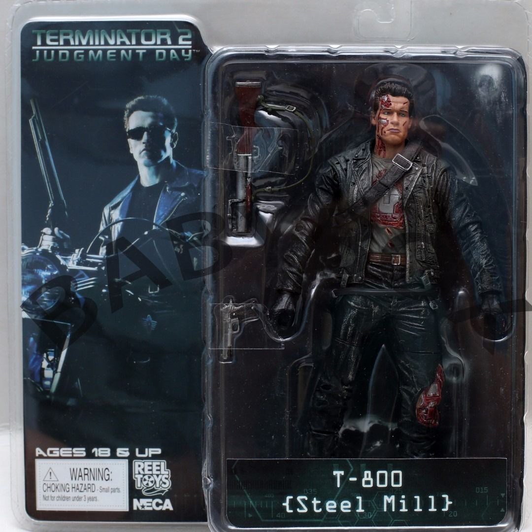 未來戰士 Terminator T800 Steel Mill Action Figure NECA, 興趣及遊戲, 玩具 & 遊戲類 - Carousell