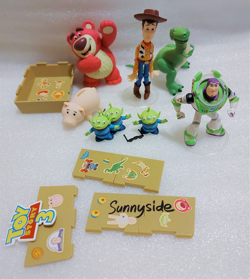 全套 set Toy Story 3 反斗奇兵 迪士尼 Walt Disney Pixar Buzz Lightyear Hamm Rex ...