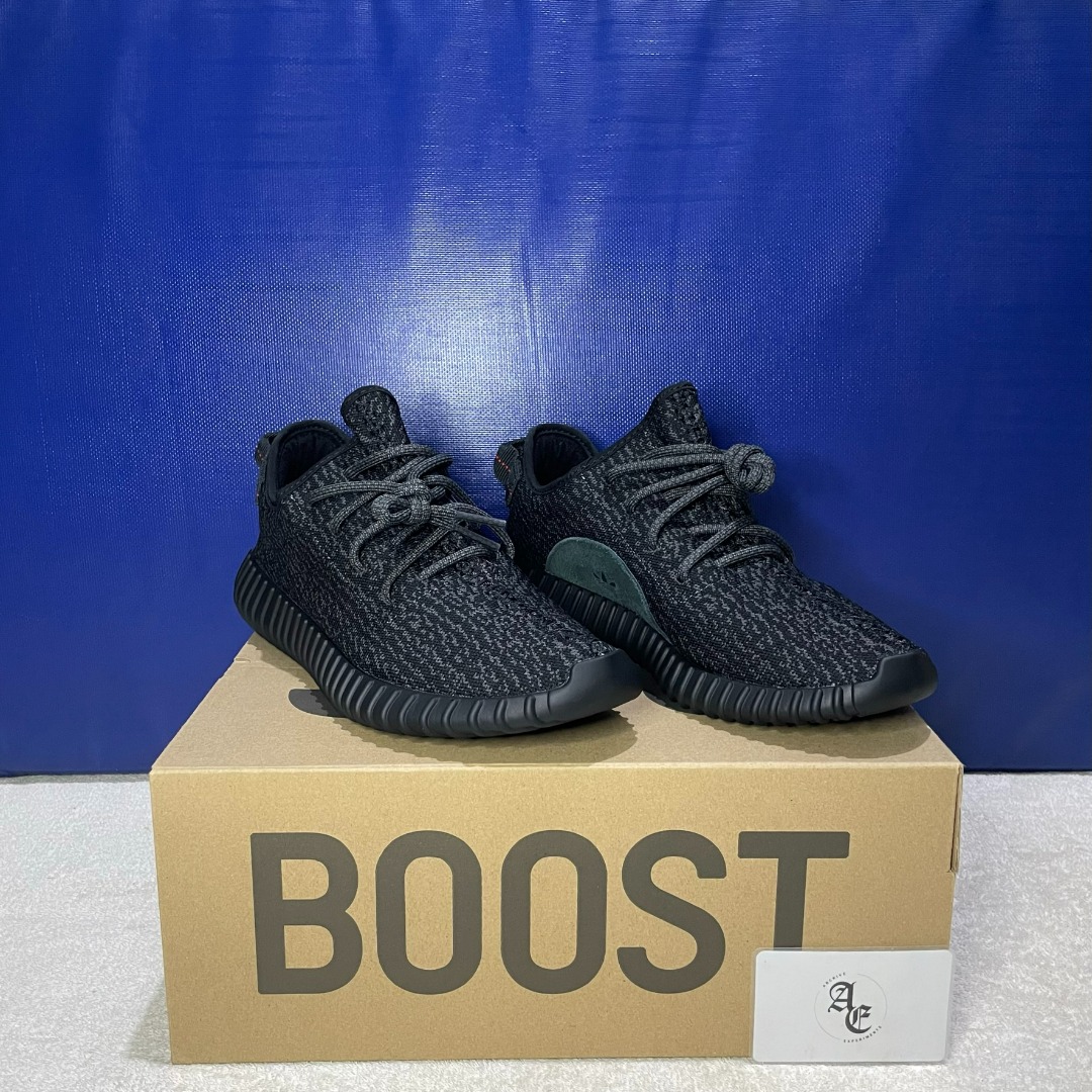 ADIDAS YEEZY BOOST 350 V1 PIRATE BLACK, Fesyen Pria, Sepatu , Sneakers ...