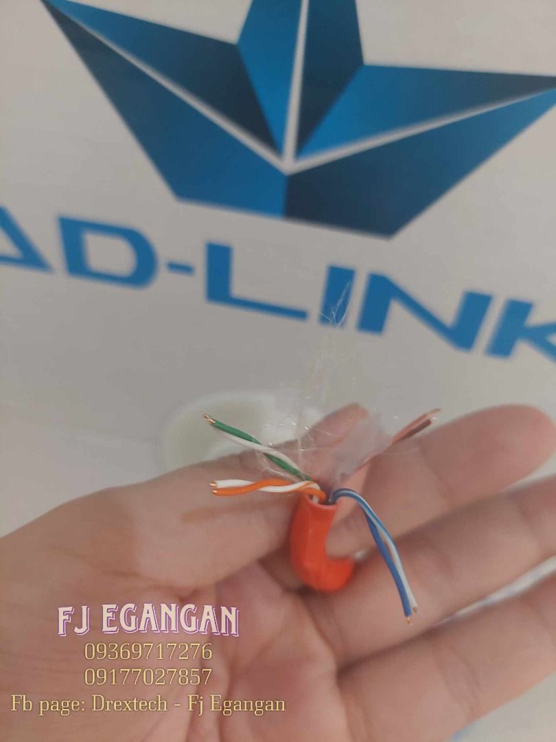 Ad-link Red Cat6e UTP cable CCA - 305m/roll, Computers & Tech, Parts ...