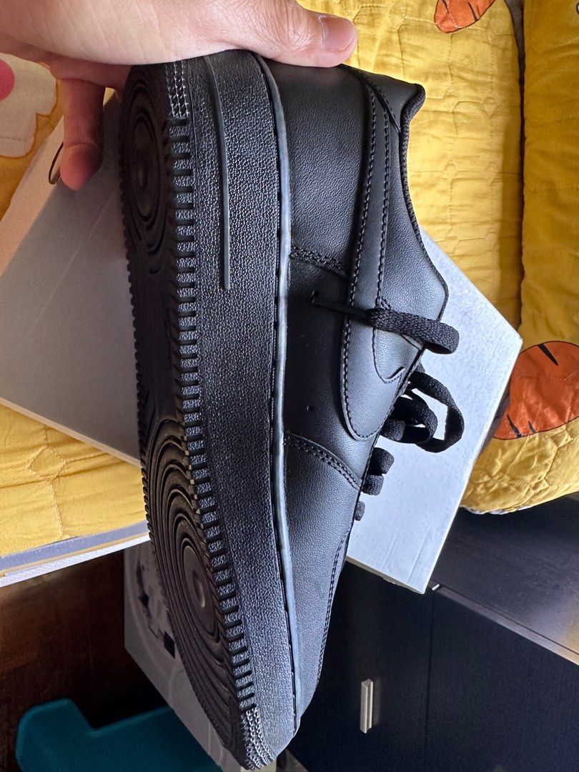 Air force 1 full black, Men's Fashion, Footwear, Sneakers on Carousell