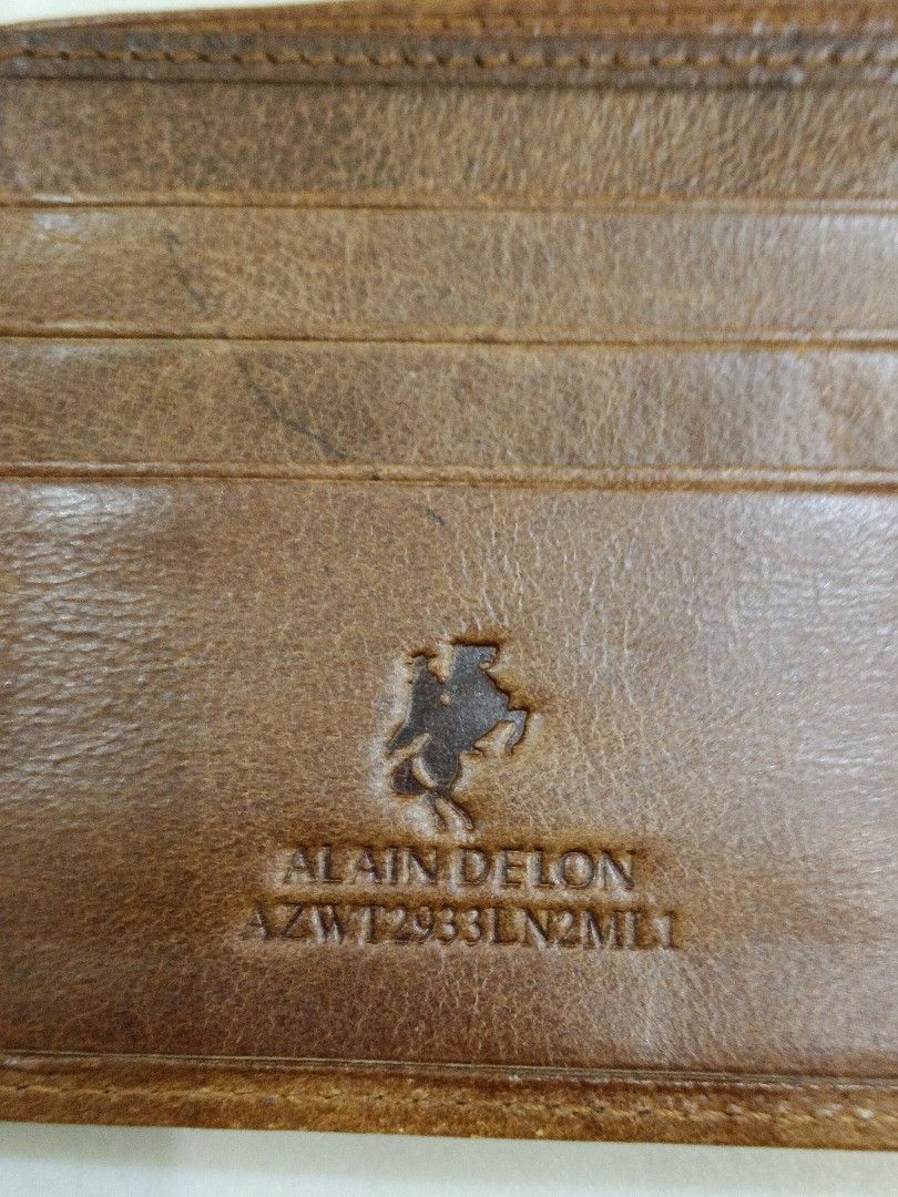Alain Delon, Men Wallet ( Brown Leather), Men's Fashion, Watches ...