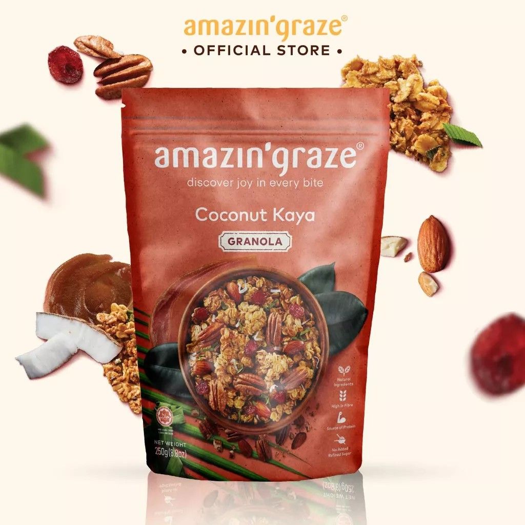 Amazing grace breakfast granola assorted flavours Amazin' Graze granola ...