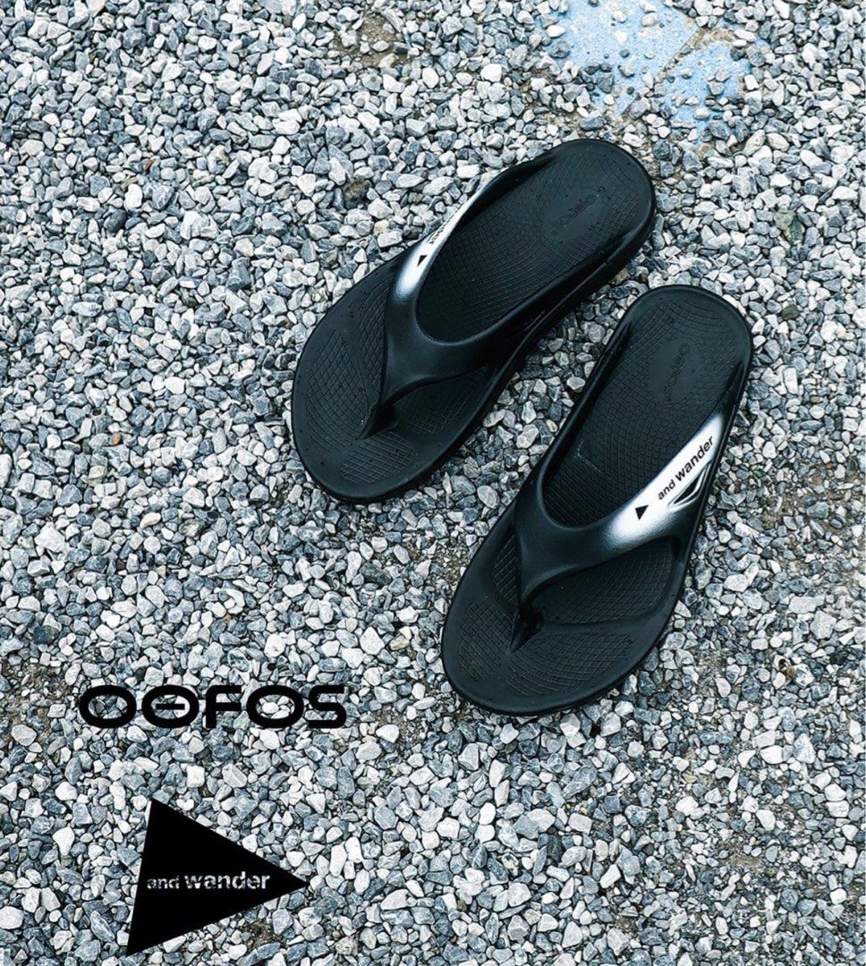 and Wander Japan x OOFOS Slides and Sandals, Men's Fashion, Footwear ...