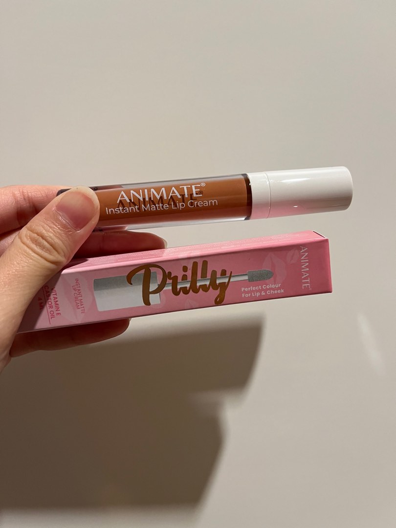 Animate lip cream shade prilly, Kesehatan & Kecantikan, Rias Wajah di ...