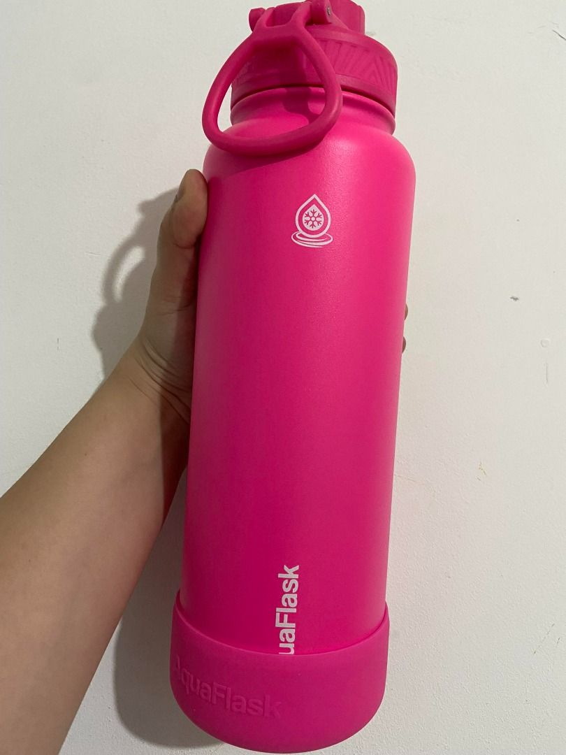 Aquaflask Neon Water bottle color Pink, Furniture & Home Living ...