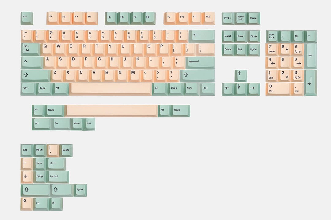 ARTIFACT BLOOM SERIES KEYCAP SET: MATCHA MANGO - good GMK alternative ...