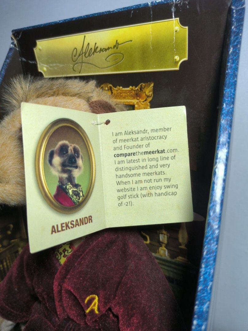 Authentic Compare the Meerkats "Aleksandr", Hobbies & Toys, Toys ...