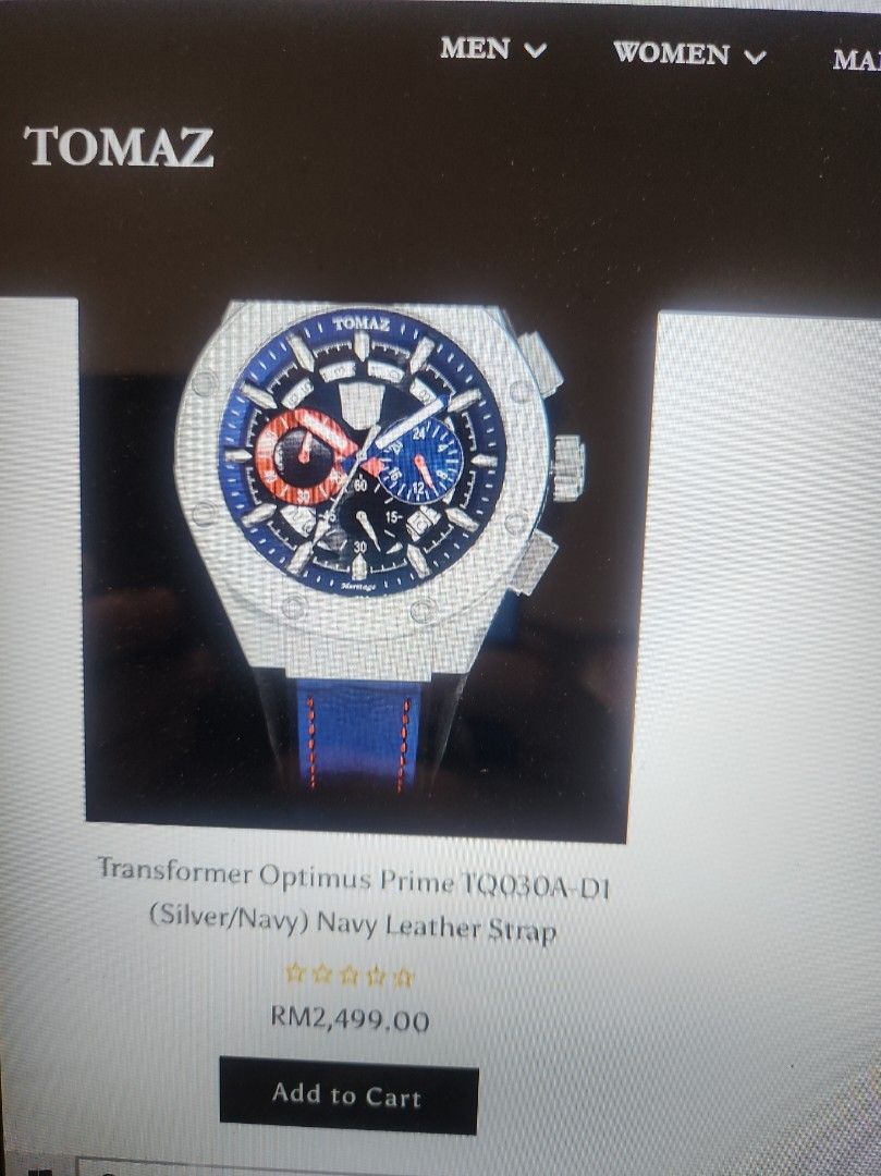 Authentic Transformers Optimus Prime Limited Edition Watches(Tomaz ...