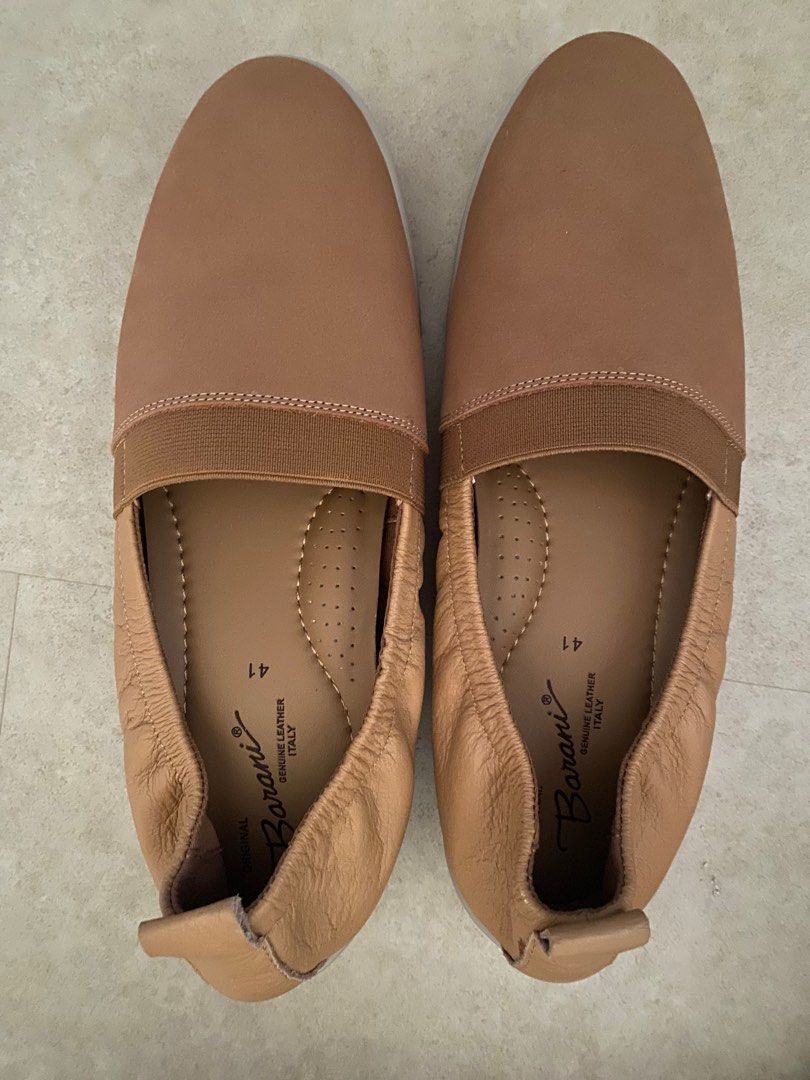 Barani italian leather shoes, Women's Fashion, Footwear, Flats on Carousell