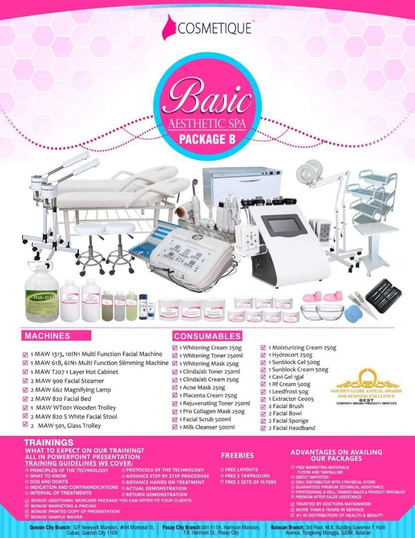 Basic Aesthetic Spa Package B, Beauty & Personal Care, Bath & Body ...